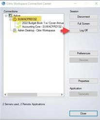 Self Clear Hung Sessions via Citrix Workspace