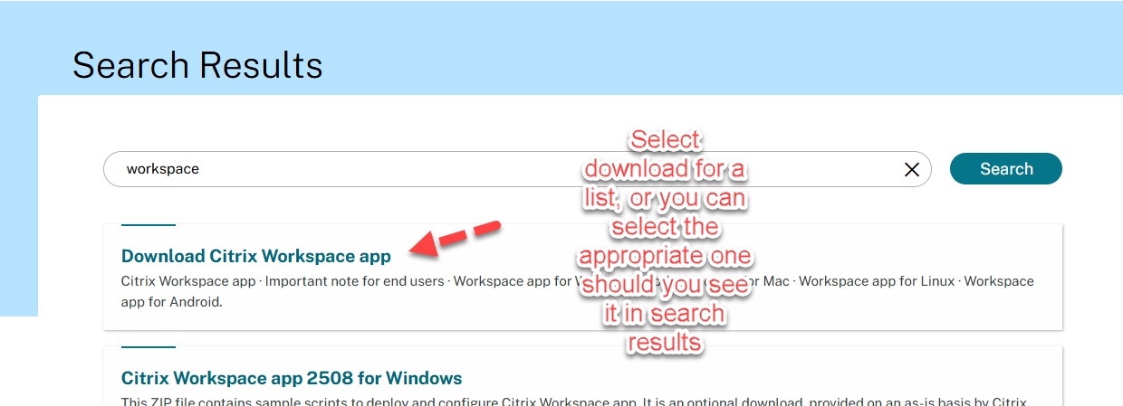 Citrix Installation PC or MAC